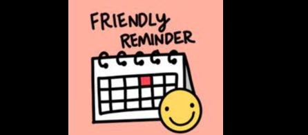 Reminder: Hot lunch deadline is tomorrow (Wednesday)